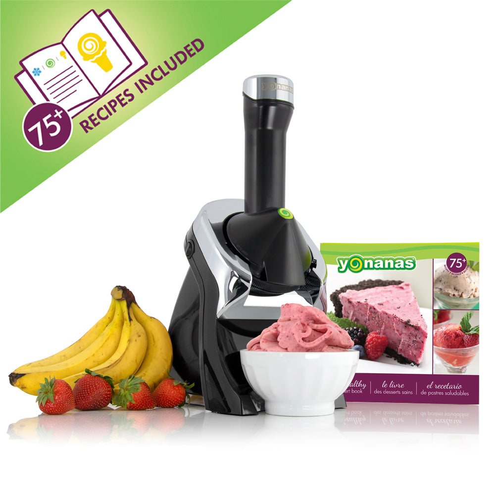 Yonanas Deluxe Healthy Soft-Serve Dessert Maker/75 Recipe Book